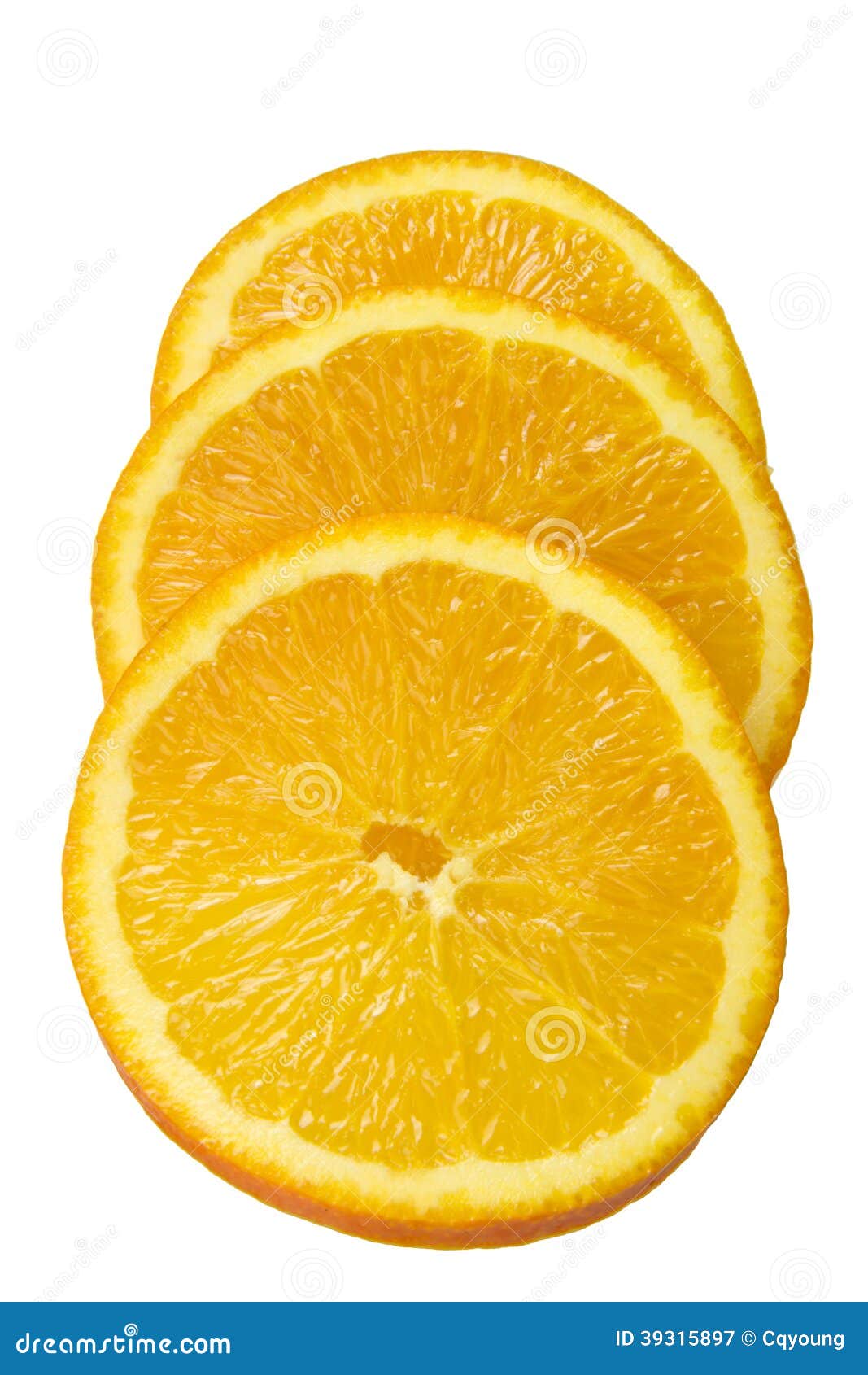Orange pieces stock image. Image of fresh, tangerine - 39315897