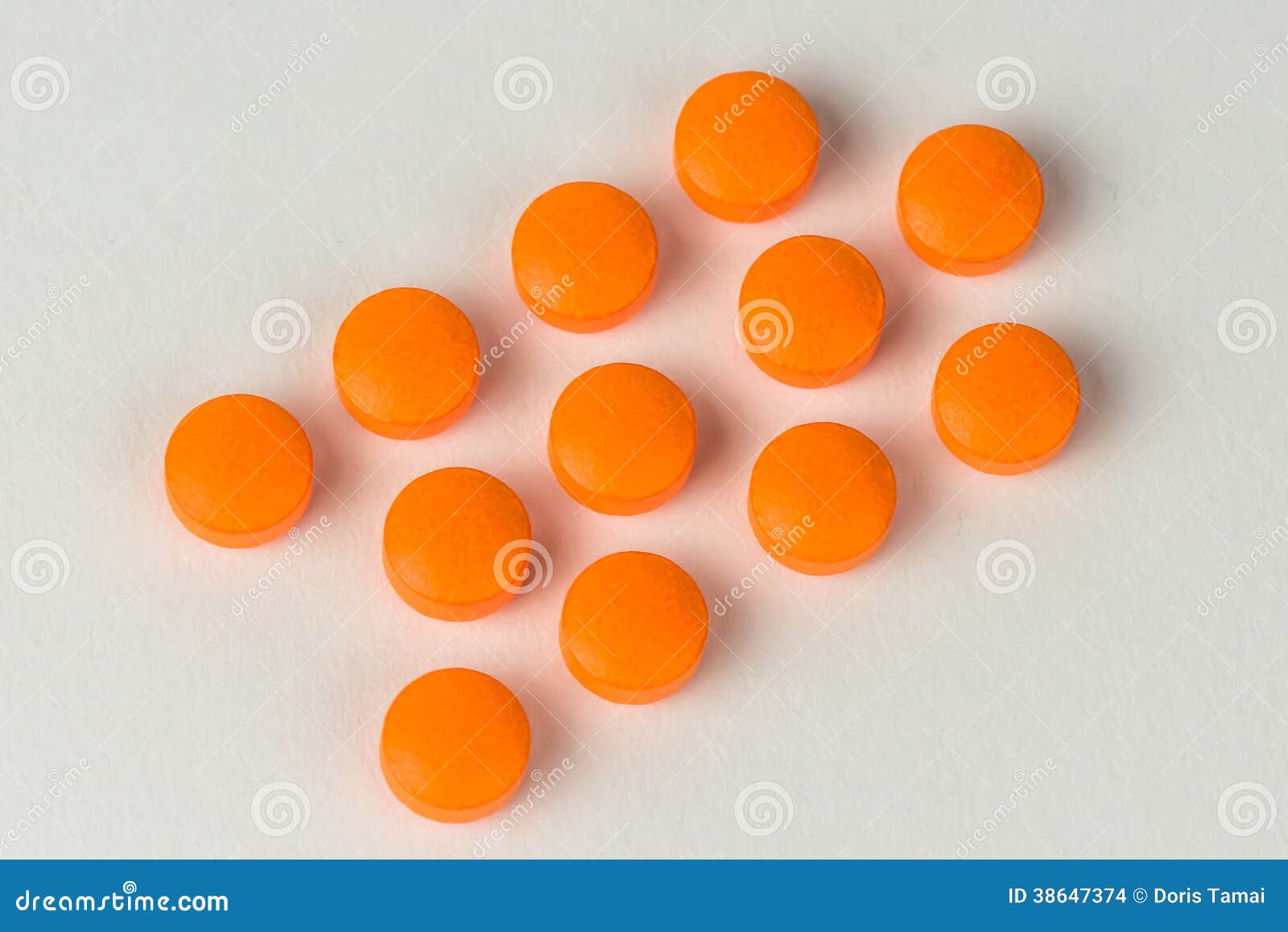 Orange Pills stock photo. Image of sick, orange, pill - 38647374