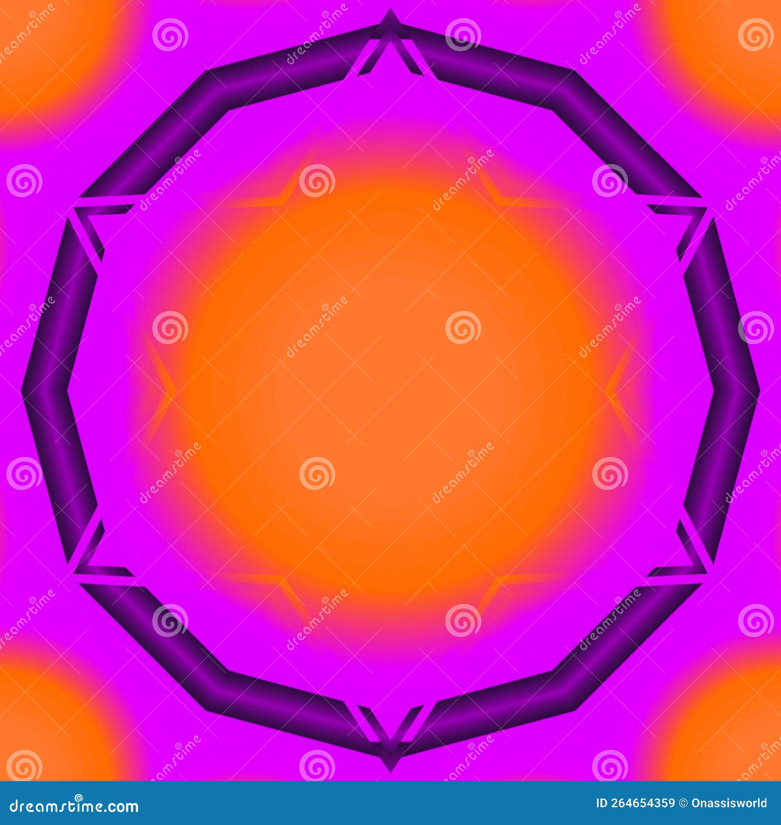 Orange Pink Abstract Background Shapes Textured Blurred Colors Stock ...