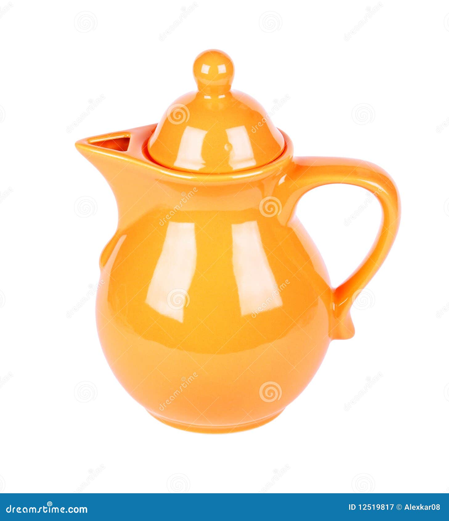 Orange pitcher stock image. Image of clear, object, traditional - 12519817
