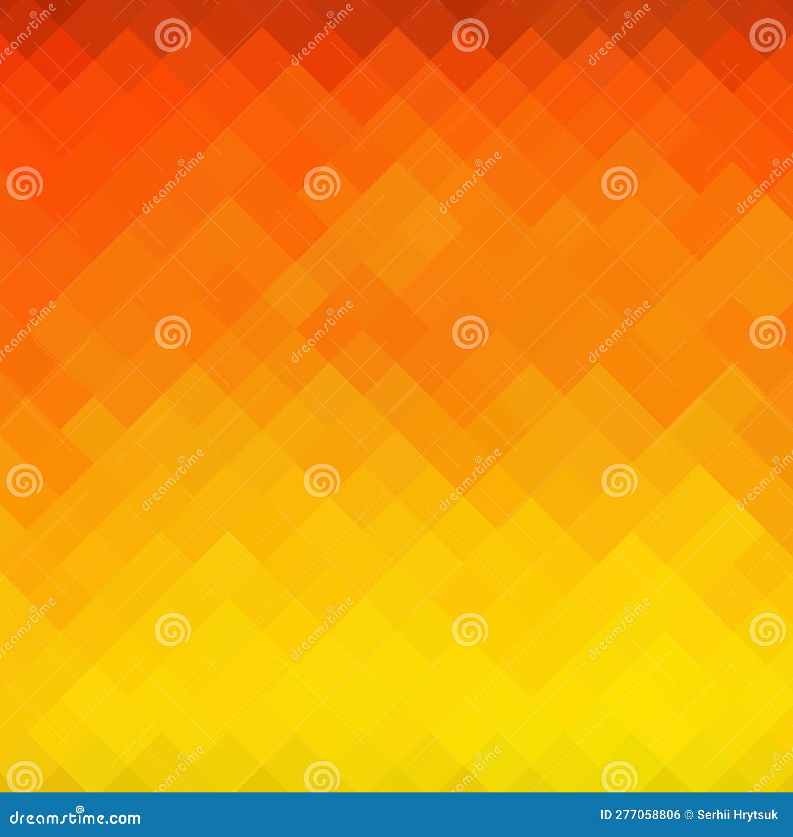 Orange Pixel Background. Vector Template for a Presentation. Eps 10 ...