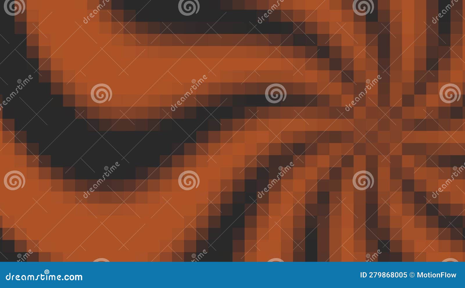Orange Pixels in 8 Bit Pattern on Black Gradient Stock Video - Video of ...