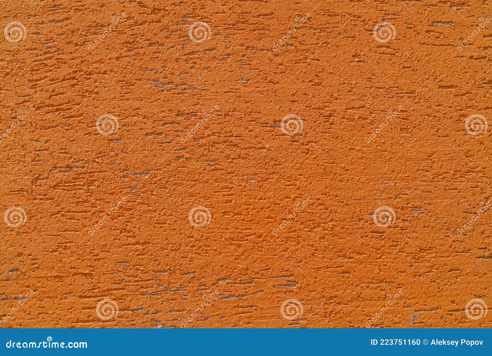Orange Plaster Wall of a Building. Stock Photo - Image of detail ...
