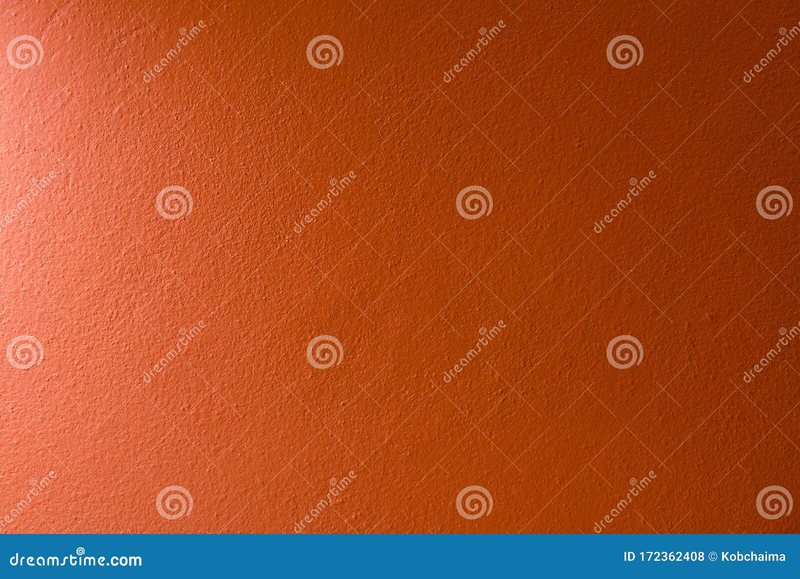 Orange Painting on Plastering Wall Stock Photo - Image of cement ...