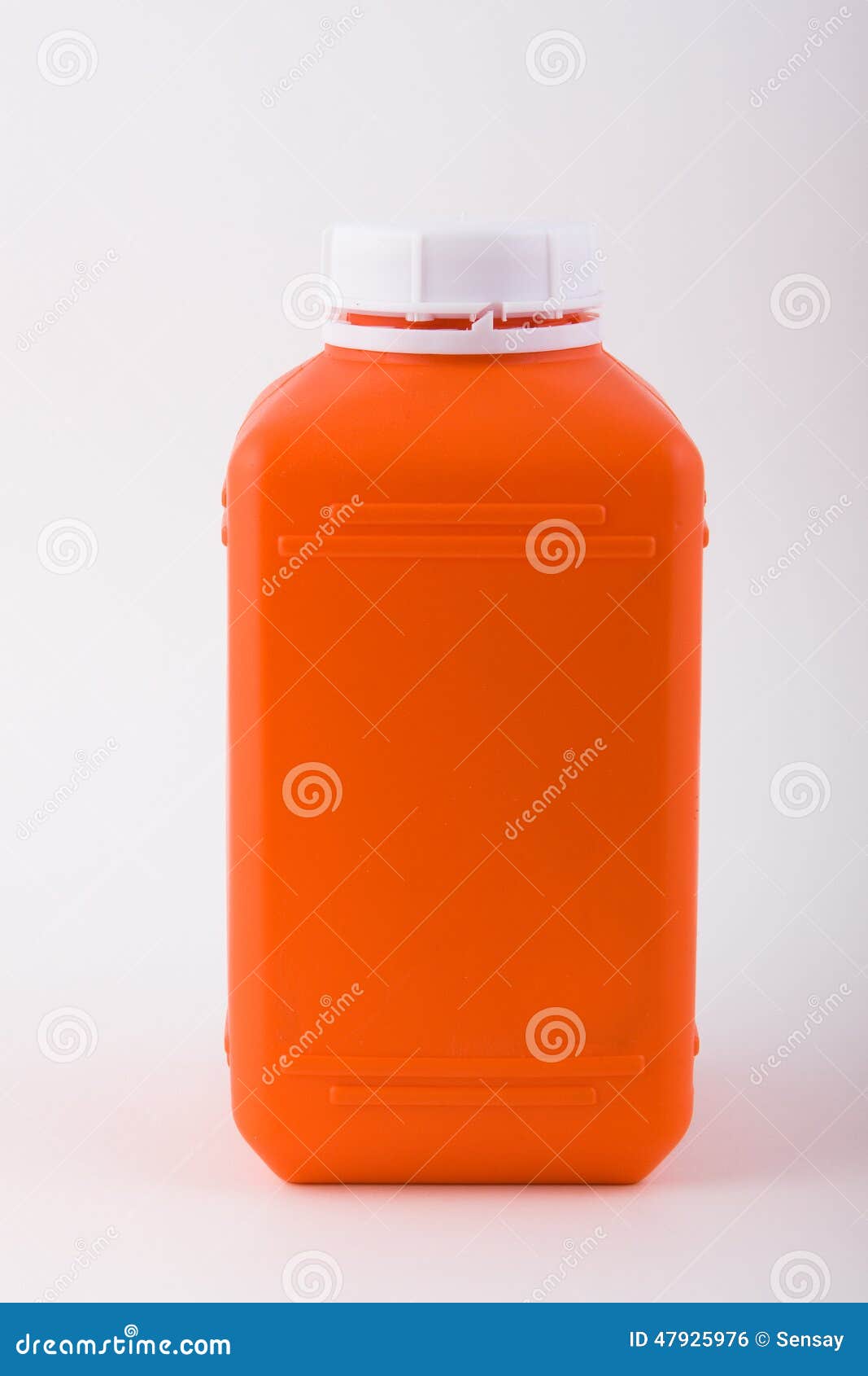 Orange plastic bottle stock photo. Image of object, product - 47925976