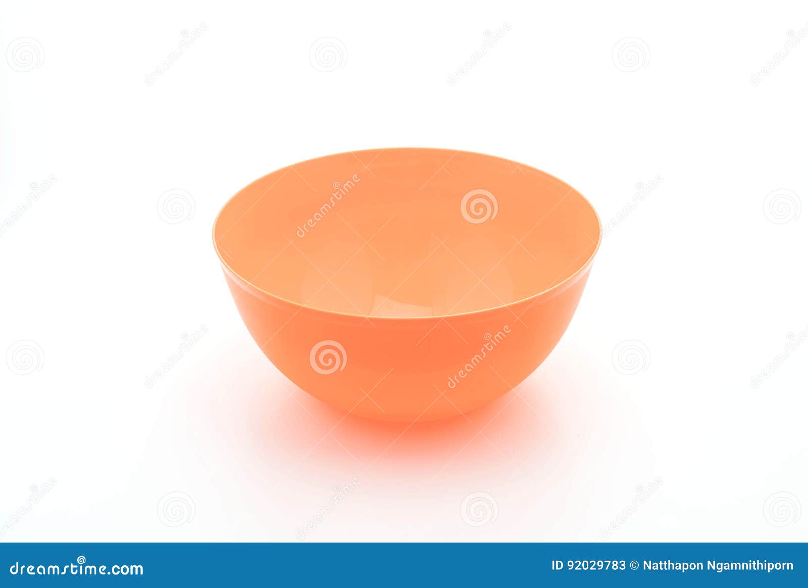 Orange plastic bowl stock image. Image of kitchen, bowl - 92029783