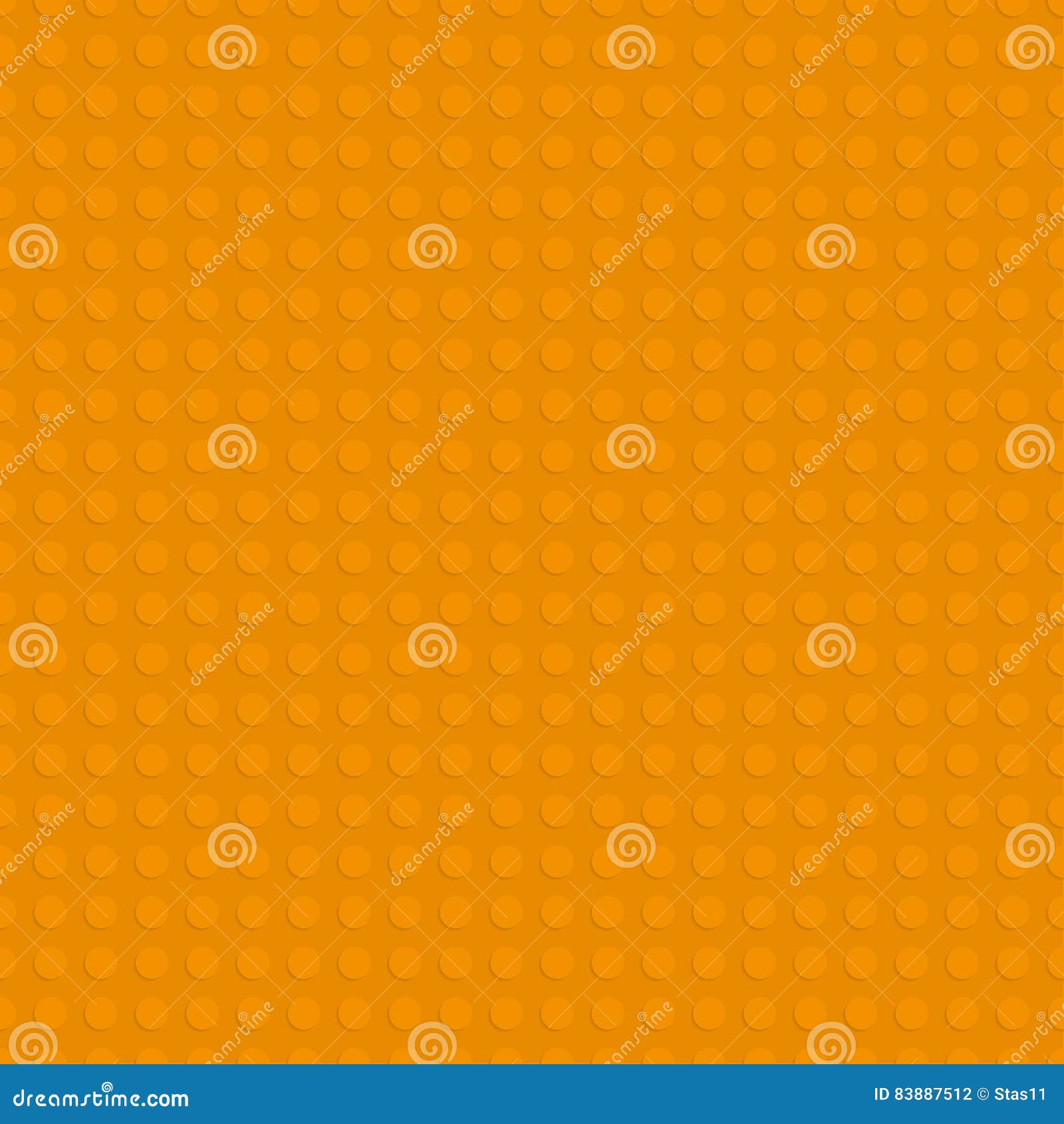 Orange Plastic Construction Plate. Seamless Pattern Background Stock ...