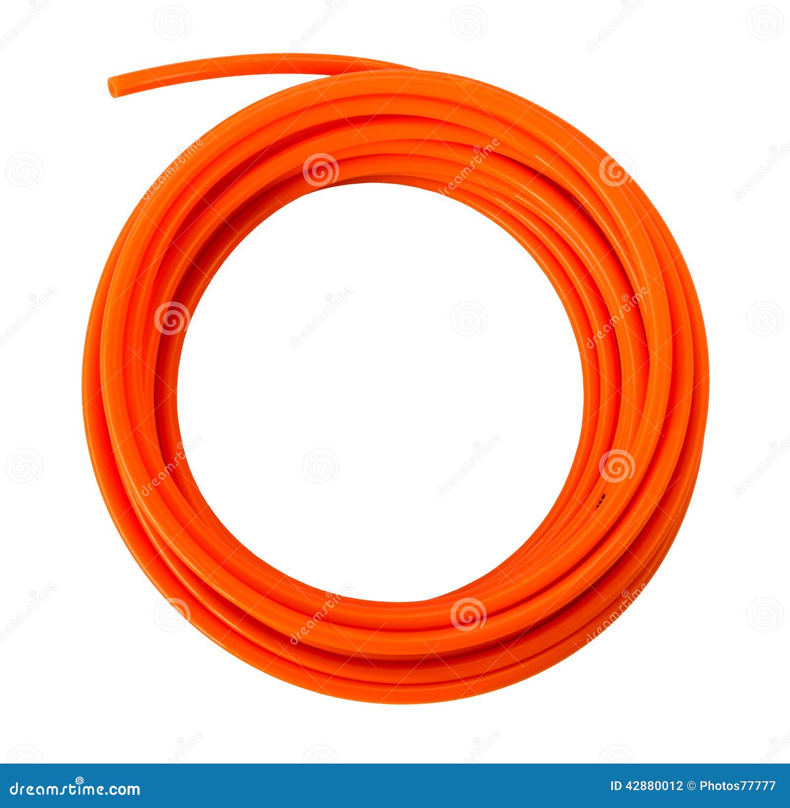 Orange plastic pvc pipes stock photo. Image of polymer - 42880012