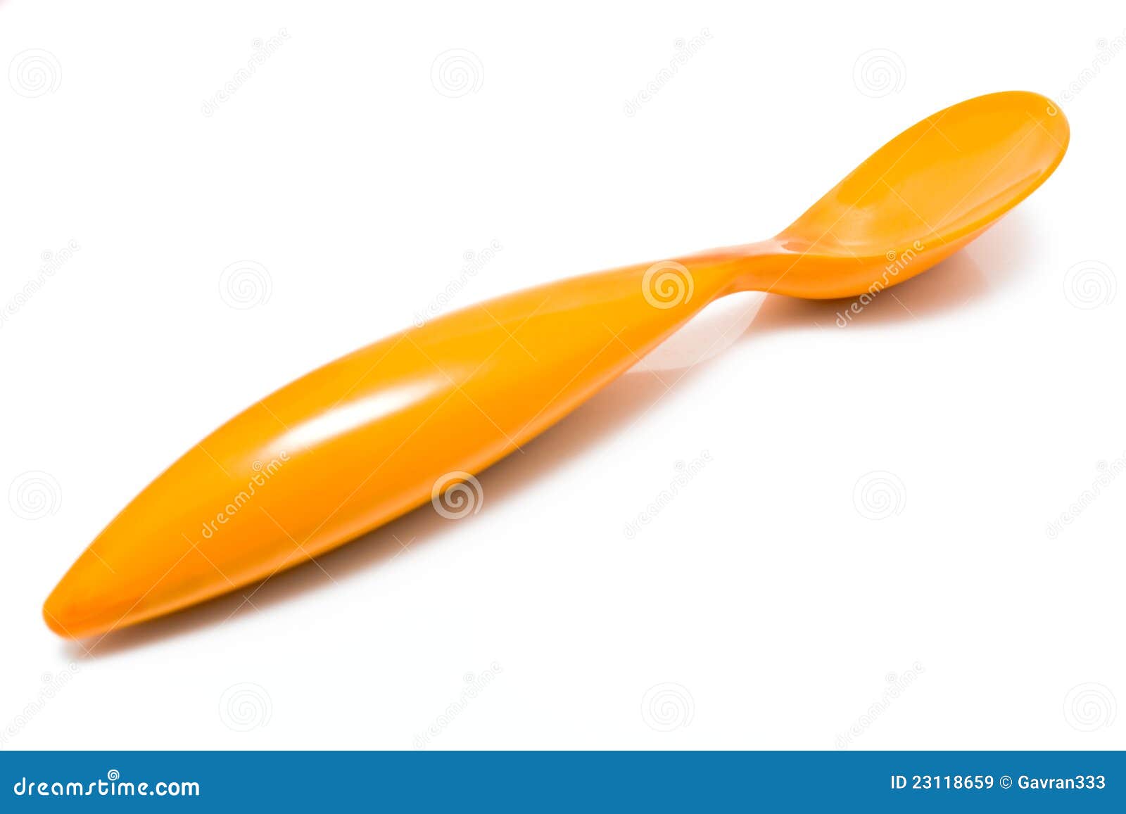 Orange plastic spoon stock image. Image of restaurant - 23118659