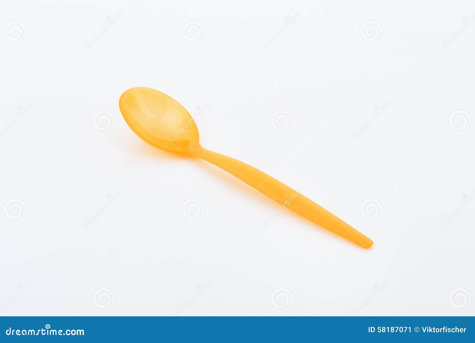 Orange plastic spoon stock image. Image of small, orange - 58187071