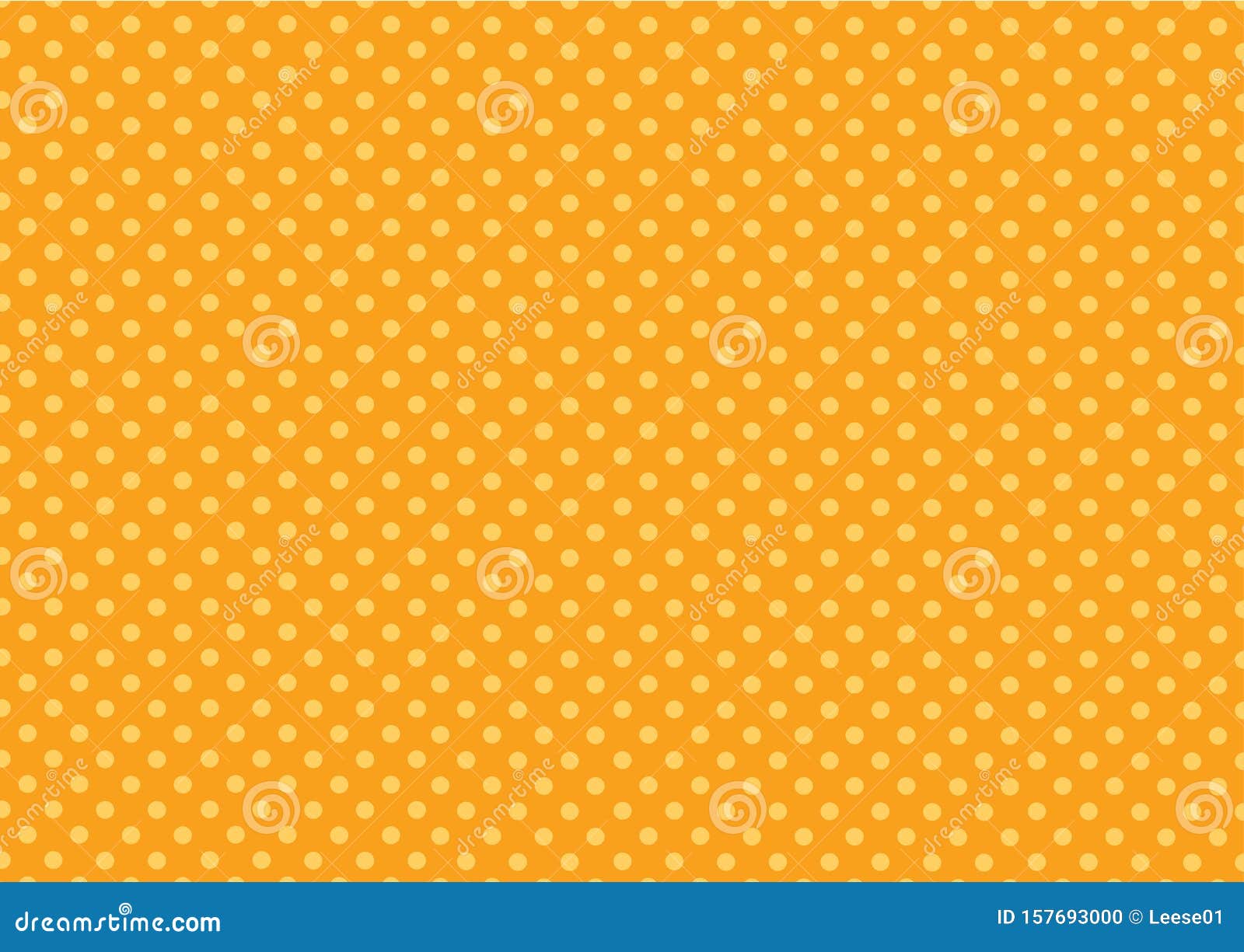 Orange Polka Dot Background Stock Vector - Illustration of paper, decorative: 157693000