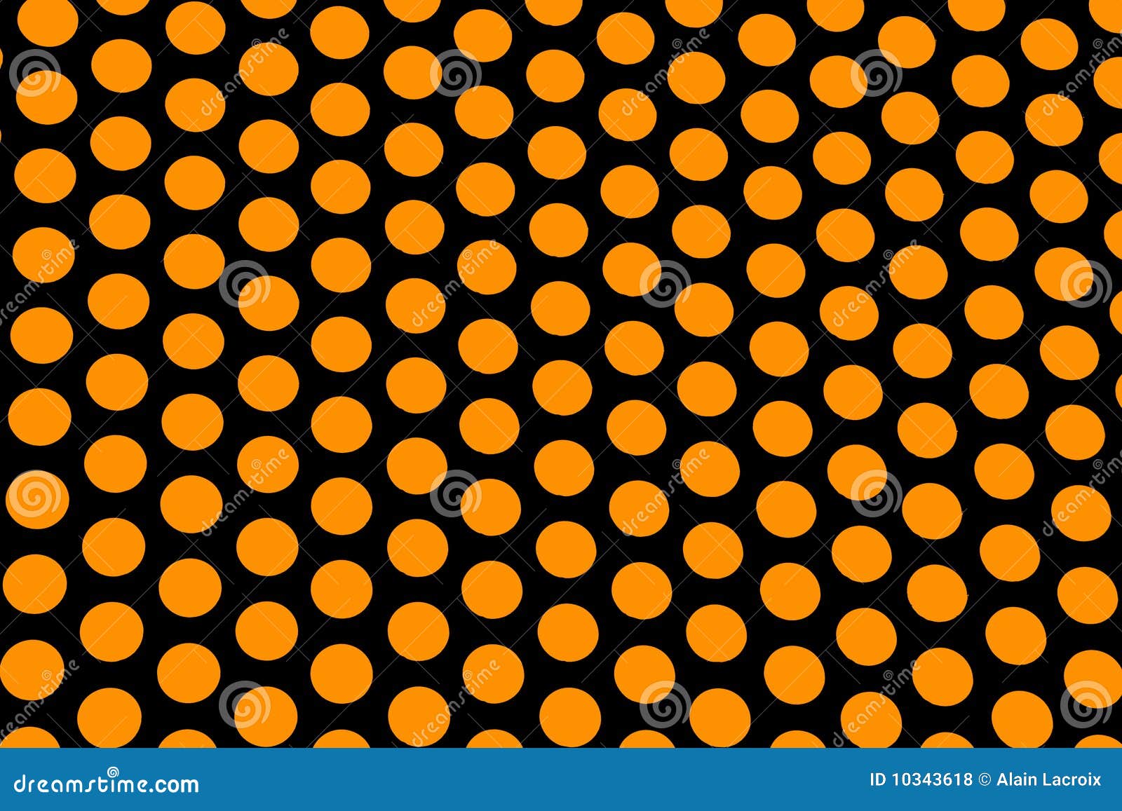 Orange polka dots stock photo. Image of background, abstract - 10343618