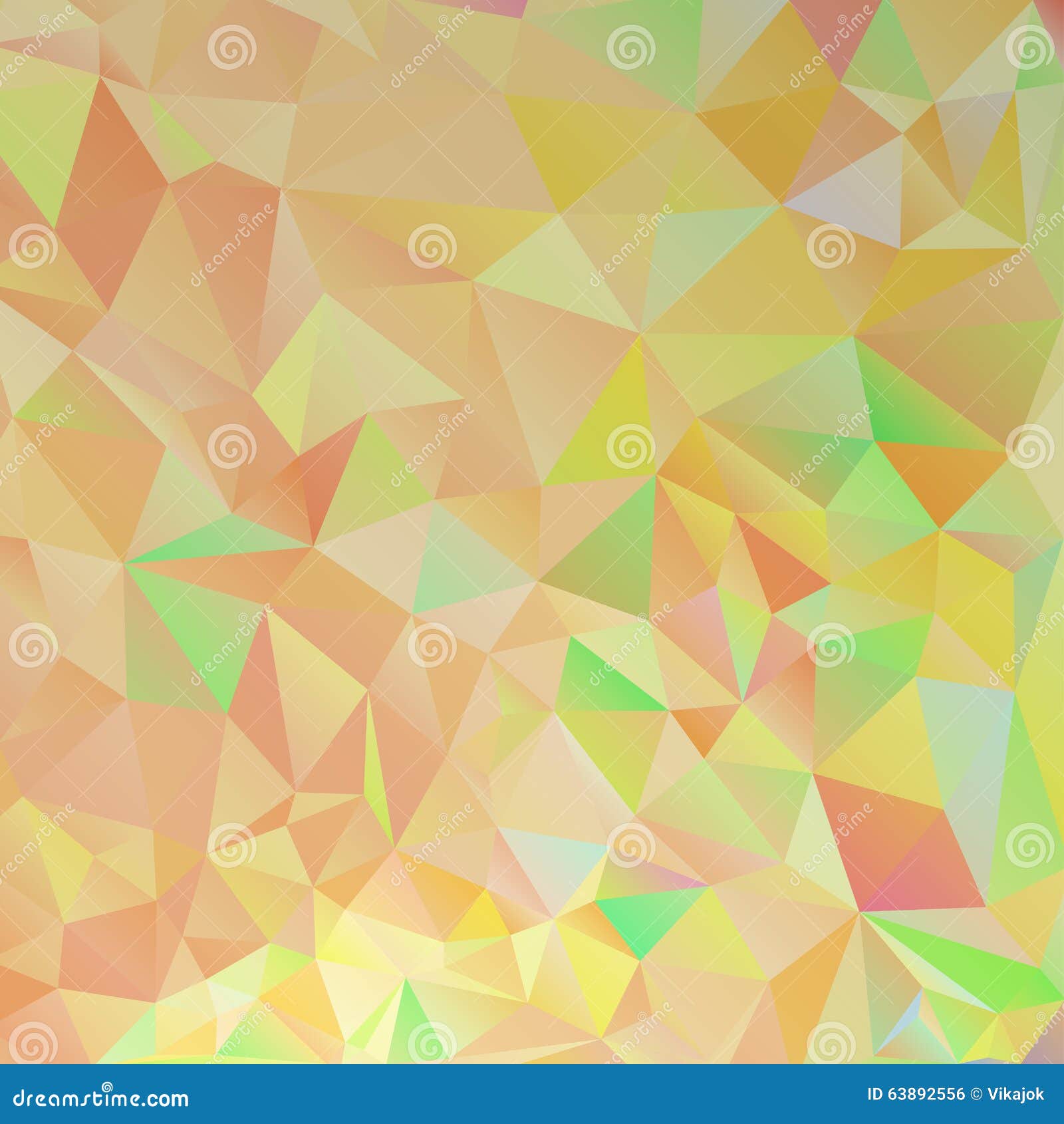 Orange Polygon Background stock vector. Illustration of abstract - 63892556