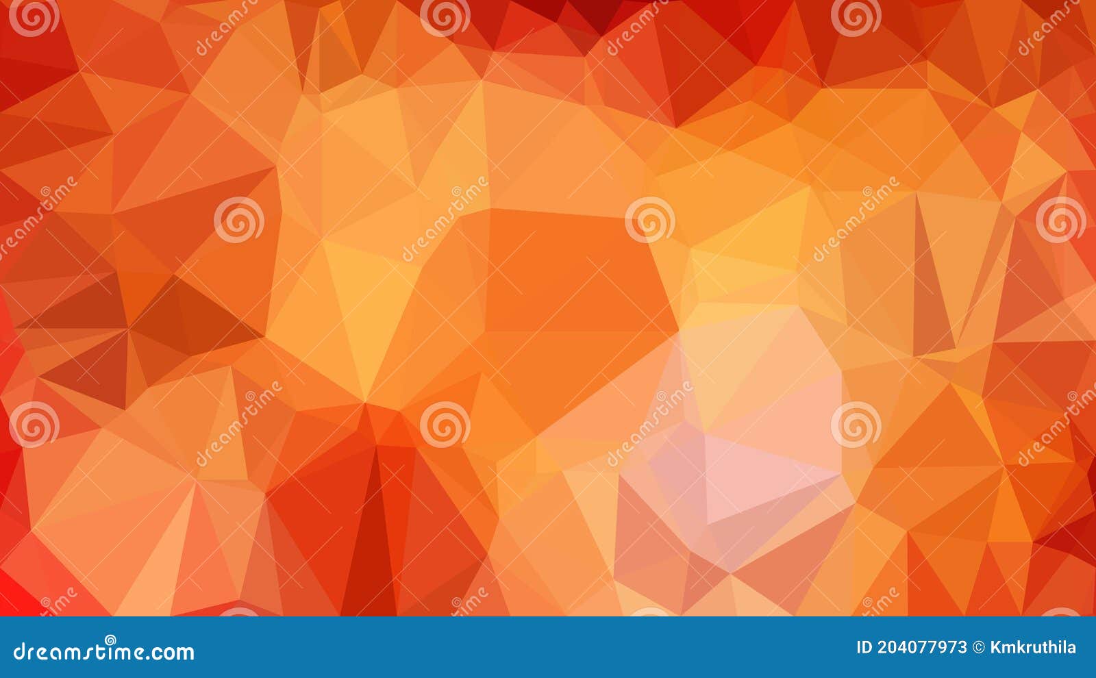 Orange Polygon Triangle Background Vector Image Stock Illustration - Illustration of pattern ...
