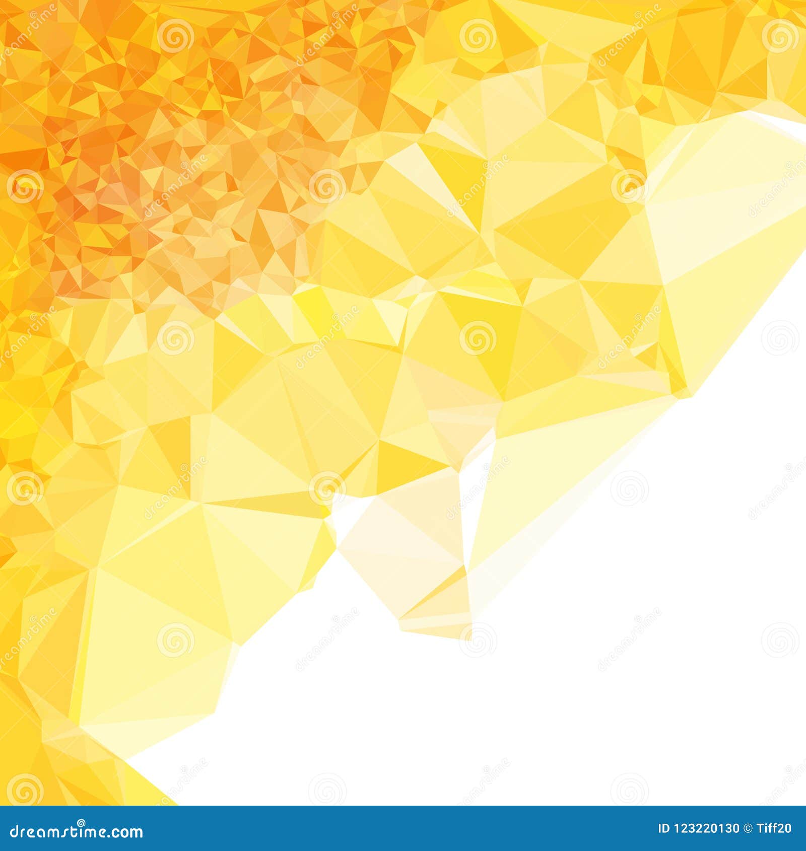 Orange Polygonal Background with the Place for the Text Stock Vector ...