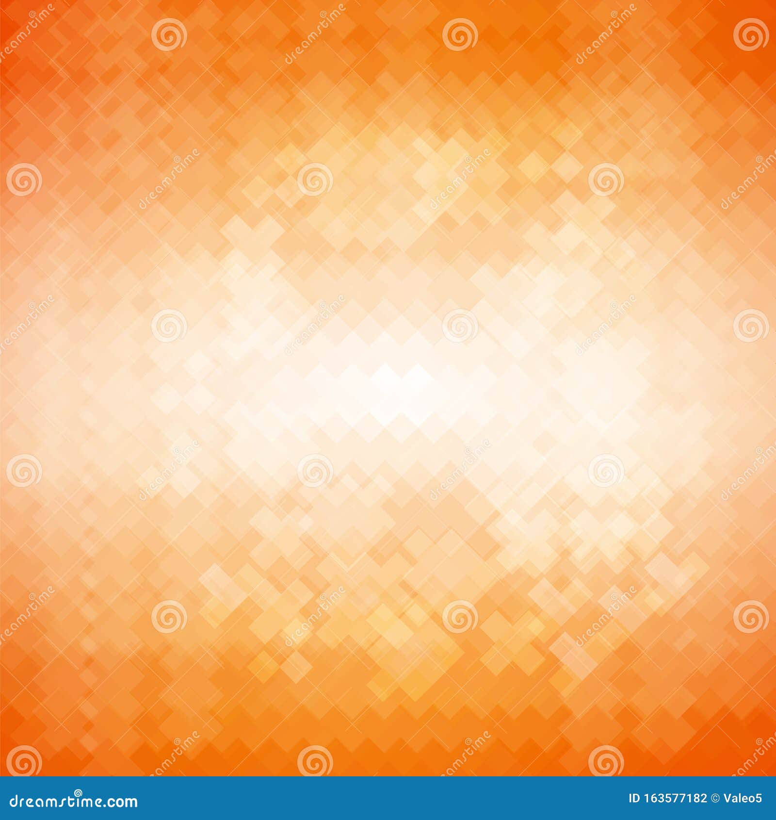Orange Polygonal Background. Rumpled Square Pattern. Low Poly Texture ...