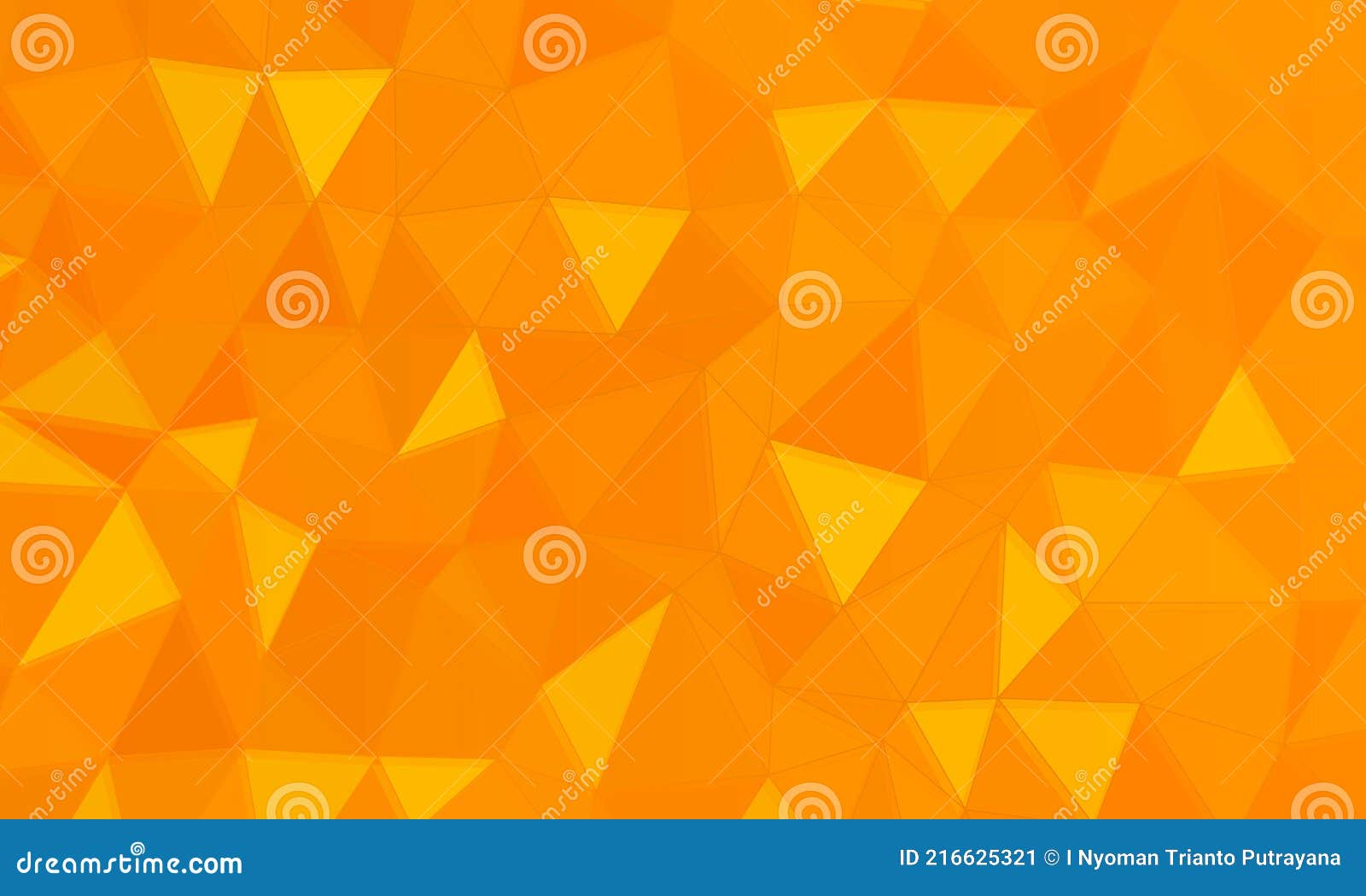 Orange Polygonal Background. Vector Stock Vector - Illustration of ...