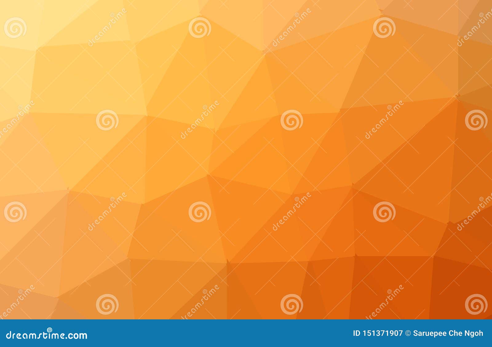 Orange Polygonal Pattern, Which Consist of Triangles. Geometric ...