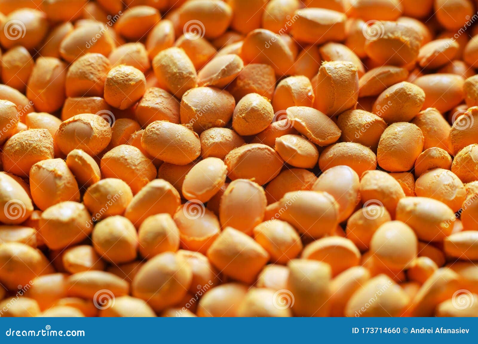 Orange Polymer Dye in Granules, Background Texture Stock Photo - Image ...