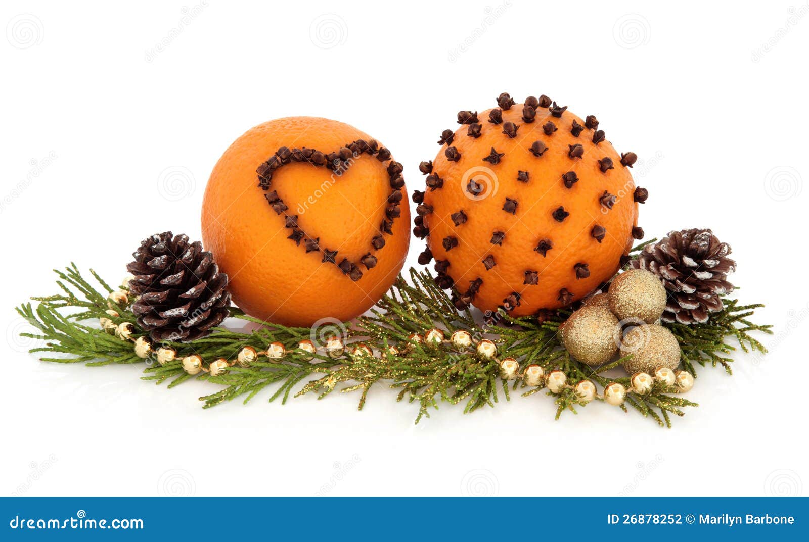 Orange Pomander Fruit stock photo. Image of fruit, bauble - 26878252