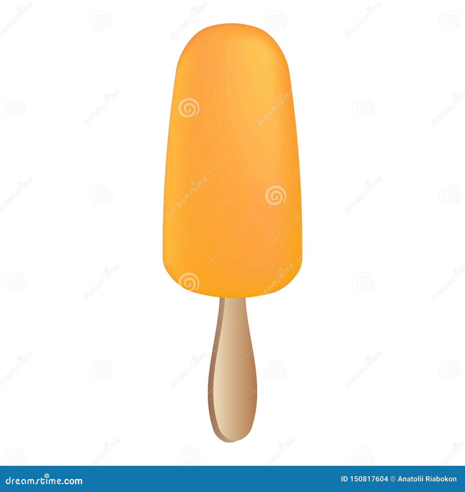 Rocket Popsicle Icon. Clipart Image Cartoon Vector | CartoonDealer.com ...