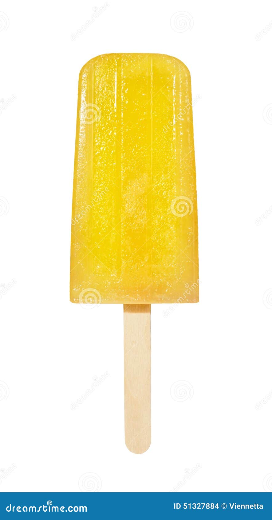 Orange Popsicle stock photo. Image of wood, stick, orange - 51327884