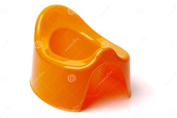 Orange potty stock photo. Image of orange, equipment - 20546492