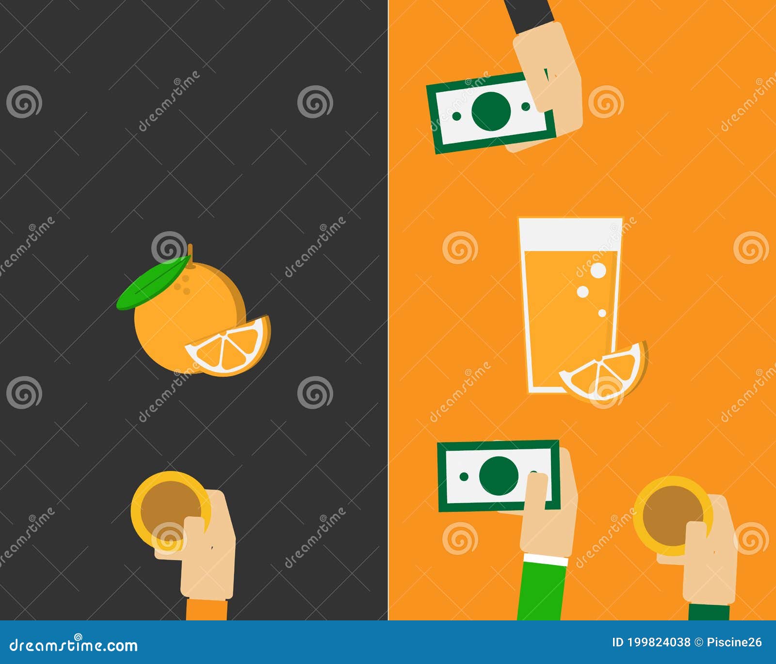 Comparison of Increasing Product Value Vector Stock Vector ...