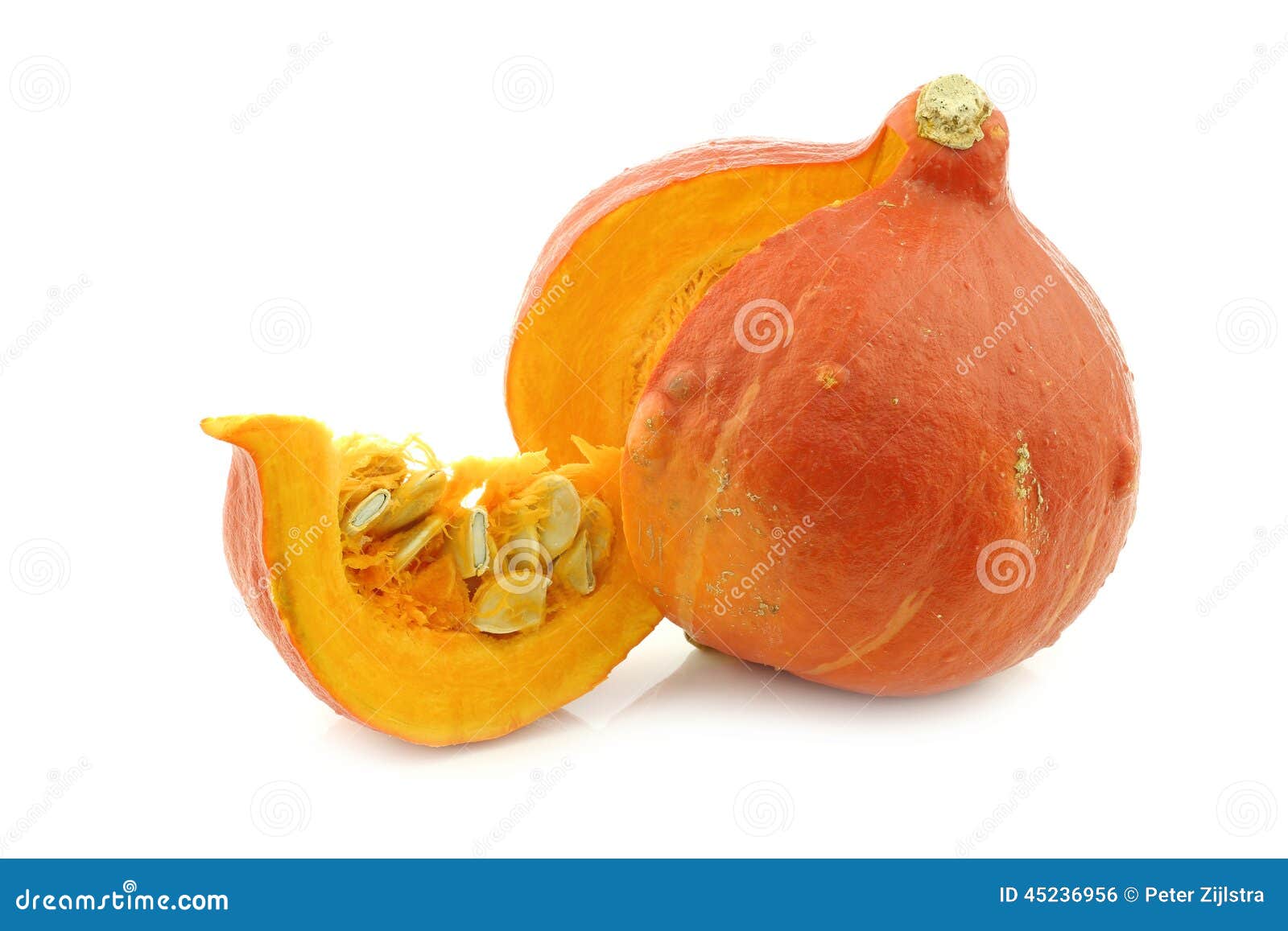 Orange pumpkin cut open stock photo. Image of ripe, decoration - 45236956