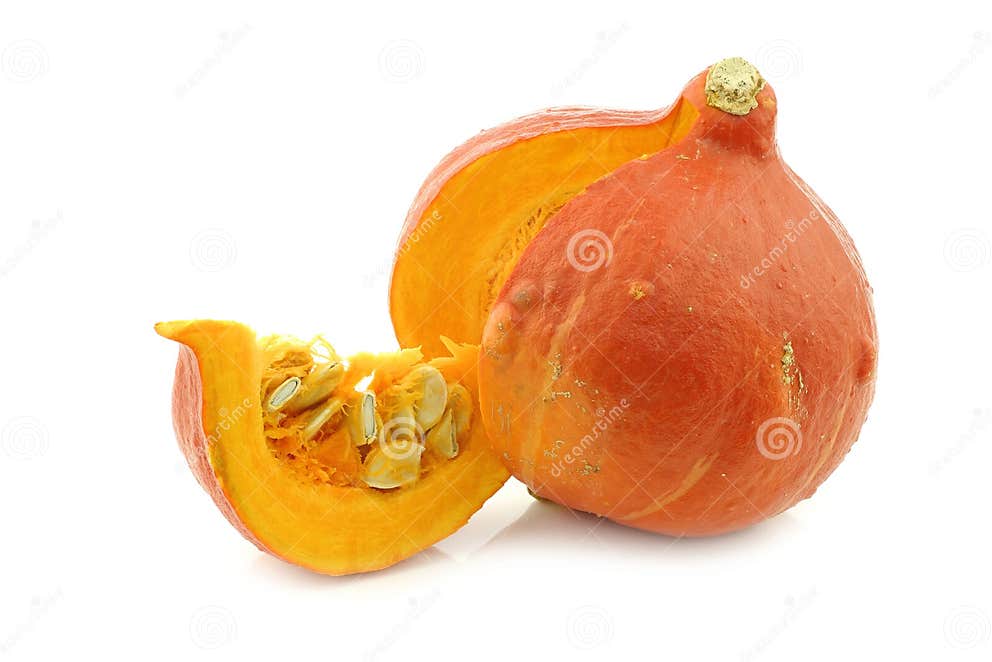 Orange pumpkin cut open stock photo. Image of ripe, decoration - 45236956