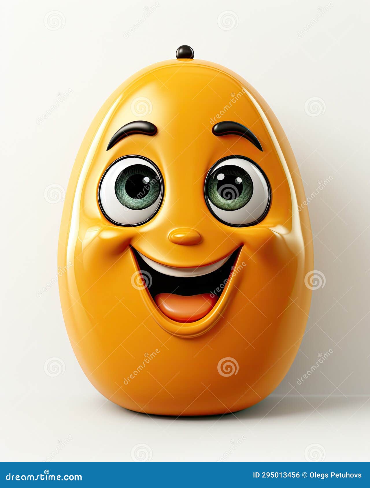 An Orange Purse with a Smiley Face on it S Side. Generative Ai Stock ...