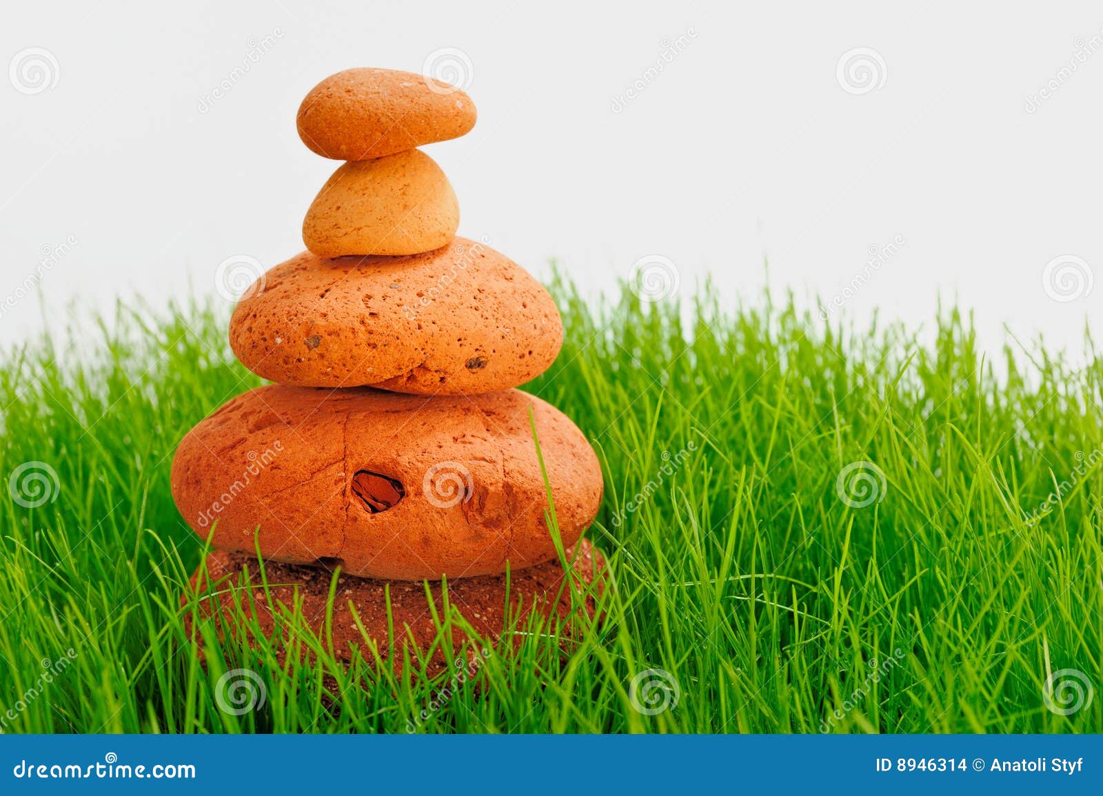 Orange Pyramid stock photo. Image of natural, meadow, land - 8946314