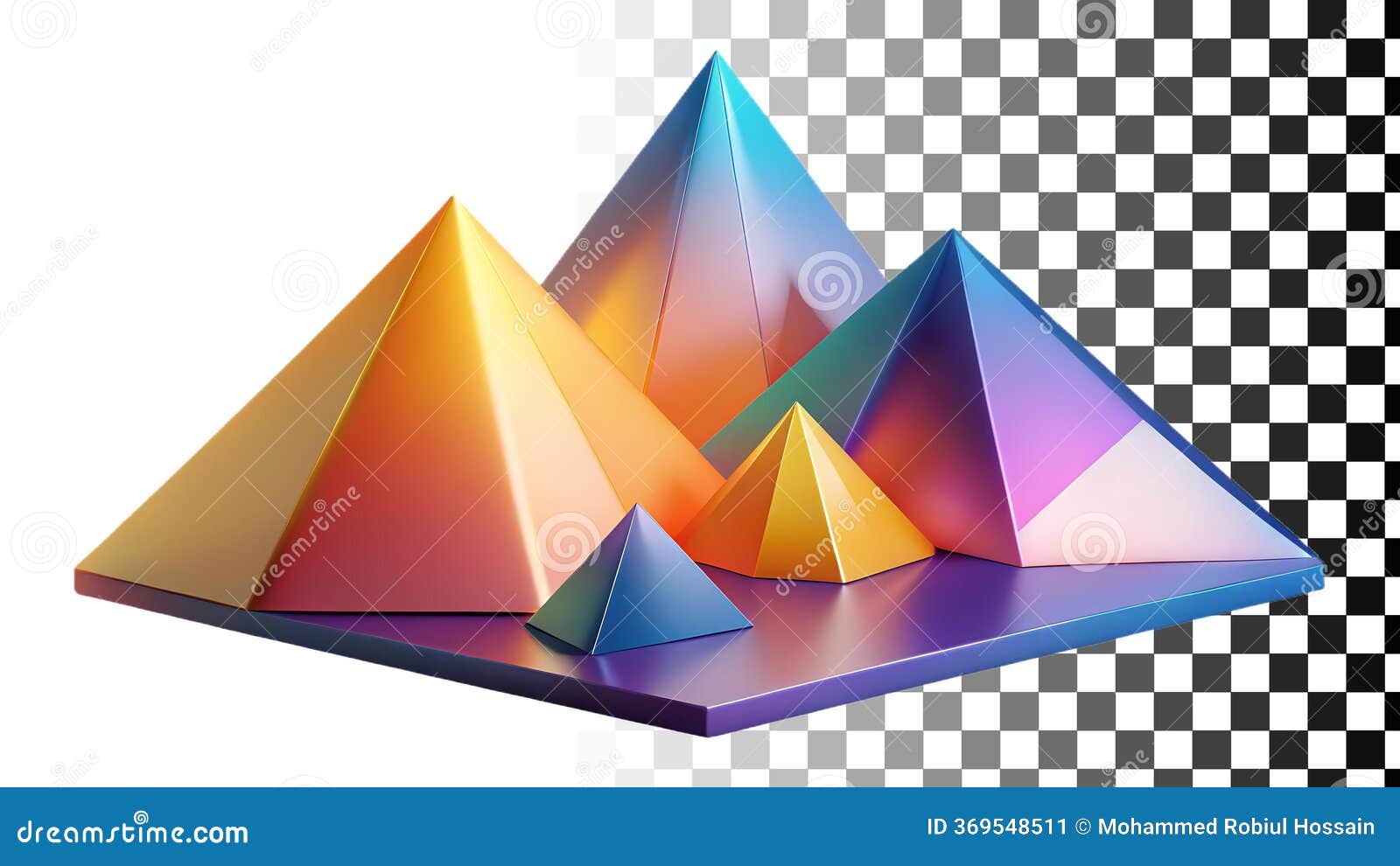 Orange Pyramid Background Royalty-Free Stock Image | CartoonDealer.com ...