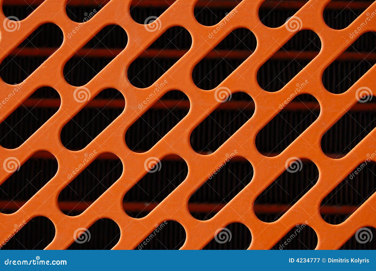 Orange radiator grille stock image. Image of paint, detail - 4234777