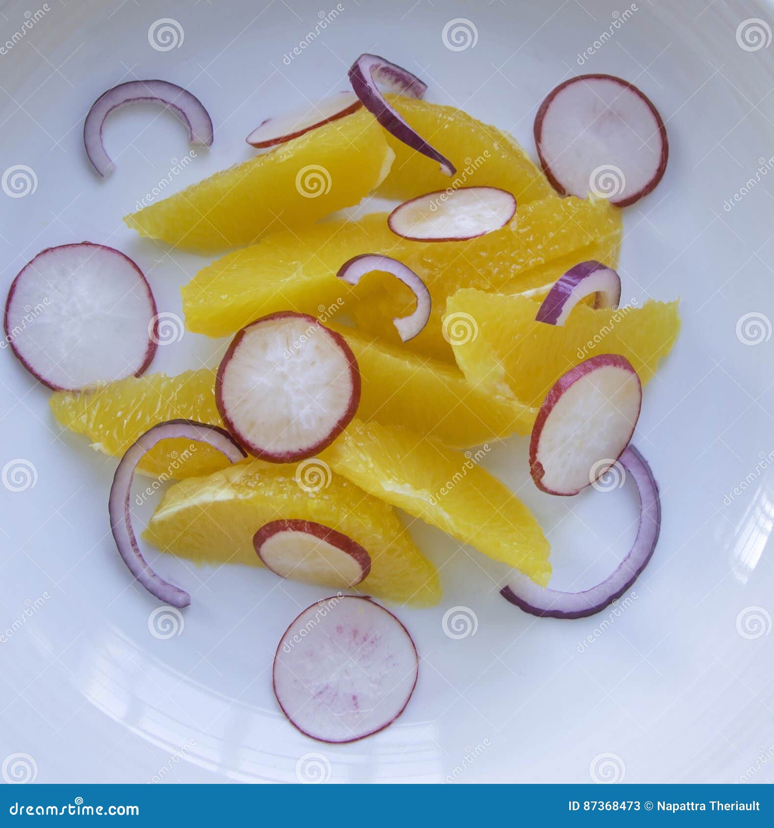 Orange radish salad stock image. Image of crockery, healty - 87368473
