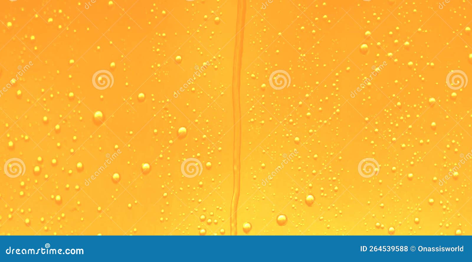 Orange Rain Drops Abstract Background Template Stock Photo - Image of ...