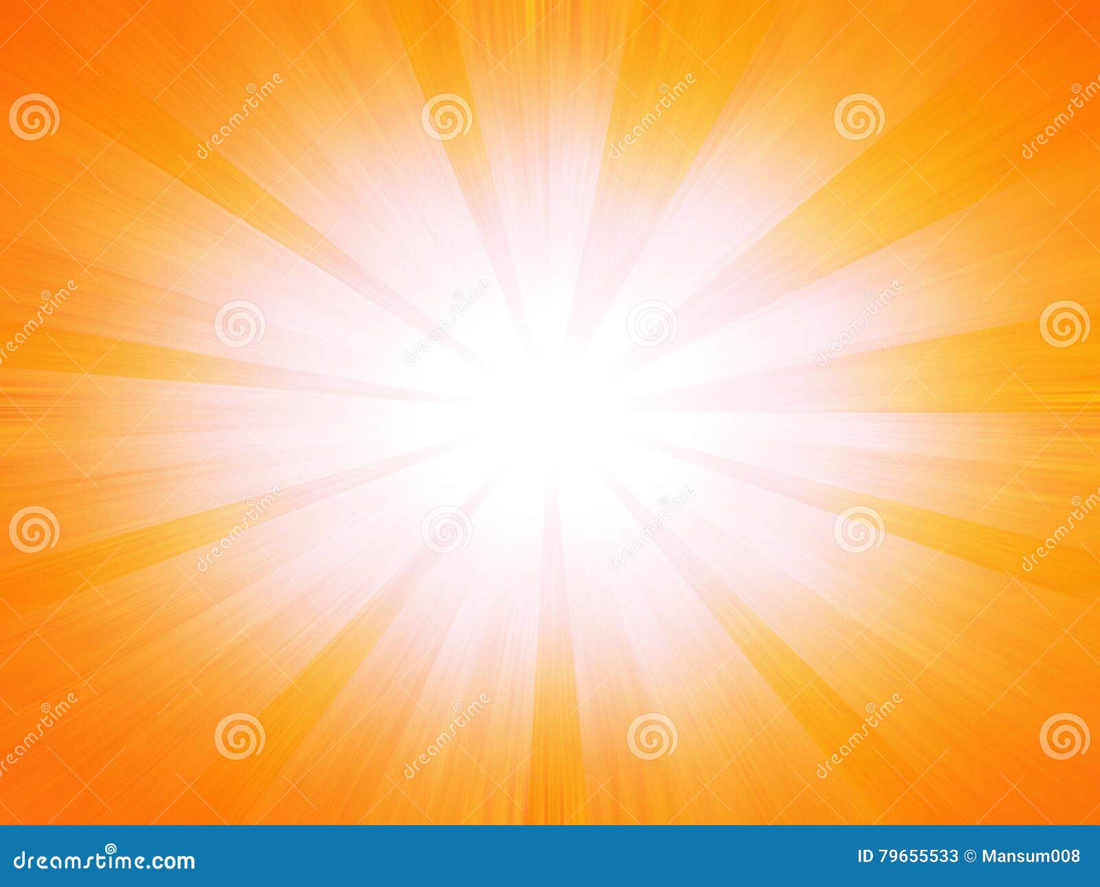 Orange Ray Abstract Background Stock Illustration - Illustration of ...