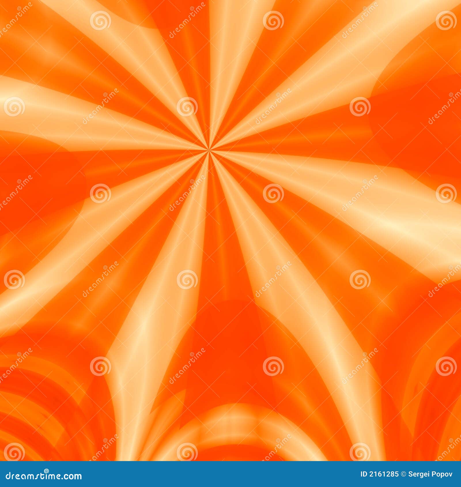 Orange Rays Stock Image | CartoonDealer.com #2161285