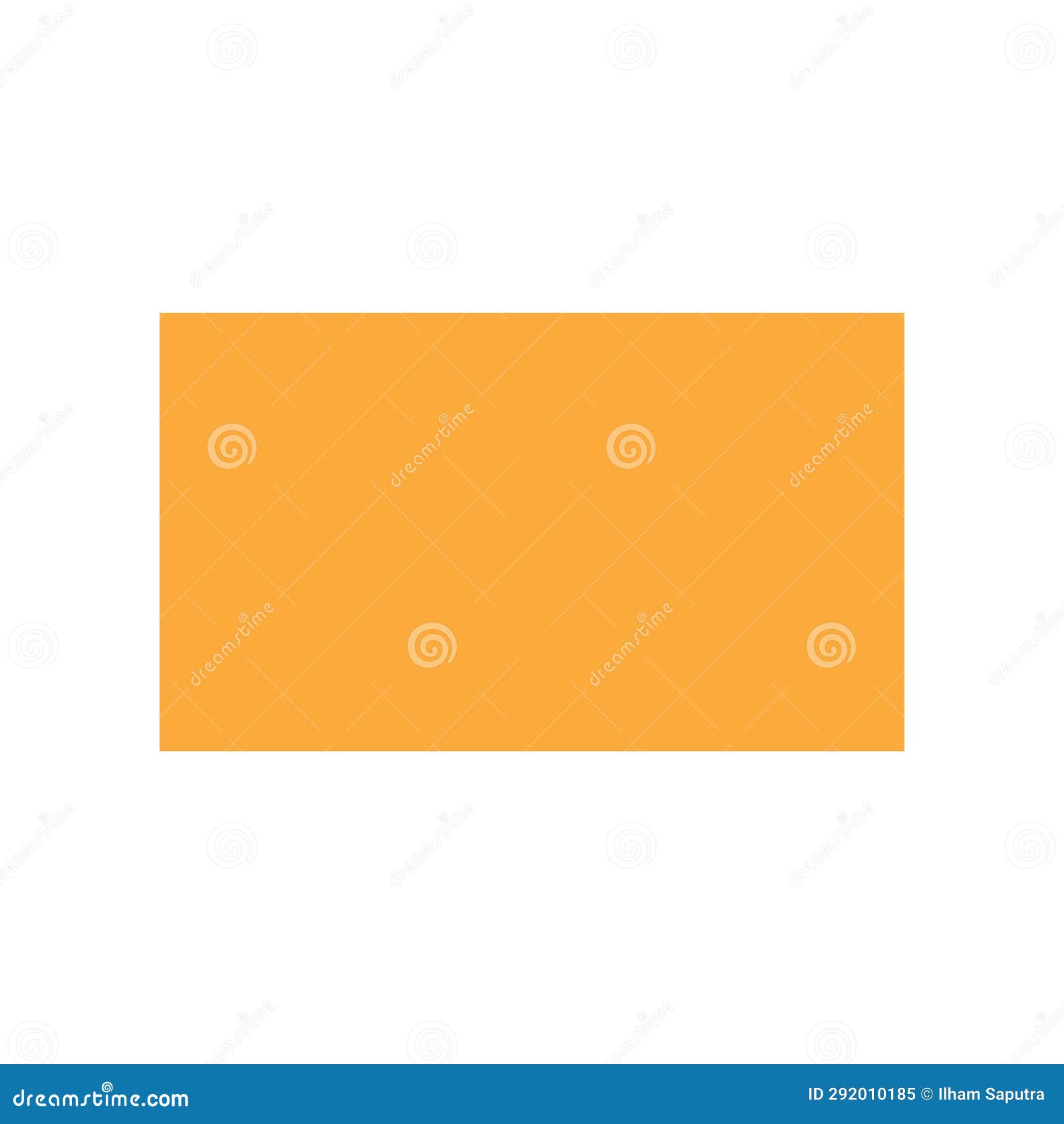 Rectangle 2D Basic Shape Vector Illustration, Cute Math Geometric Shape ...