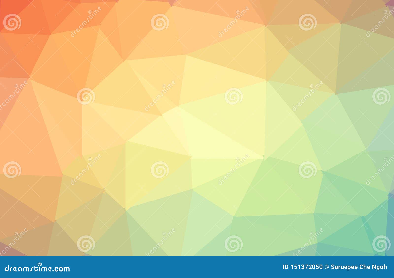 Orange Red Abstract Geometric Rumpled Triangular Low Poly Style ...