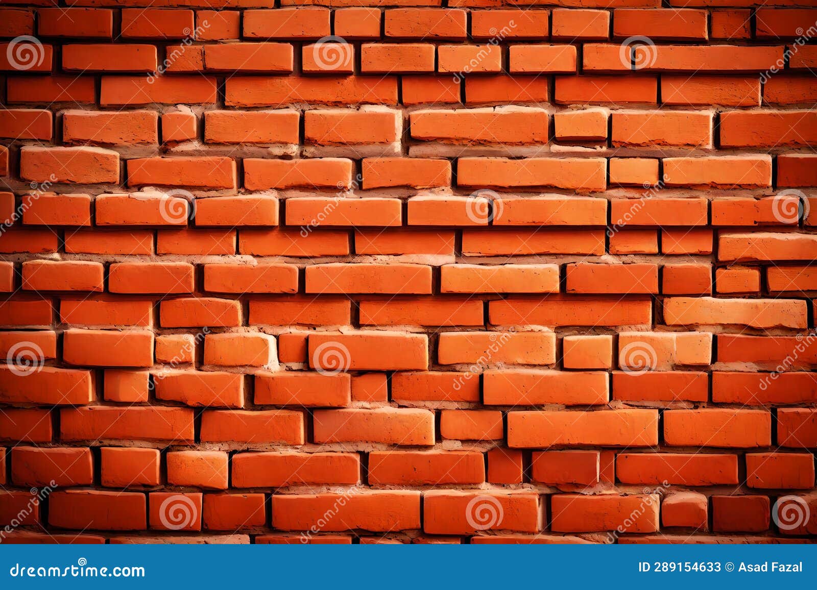 Orange-red Brick Wall Texture Background Stock Illustration ...