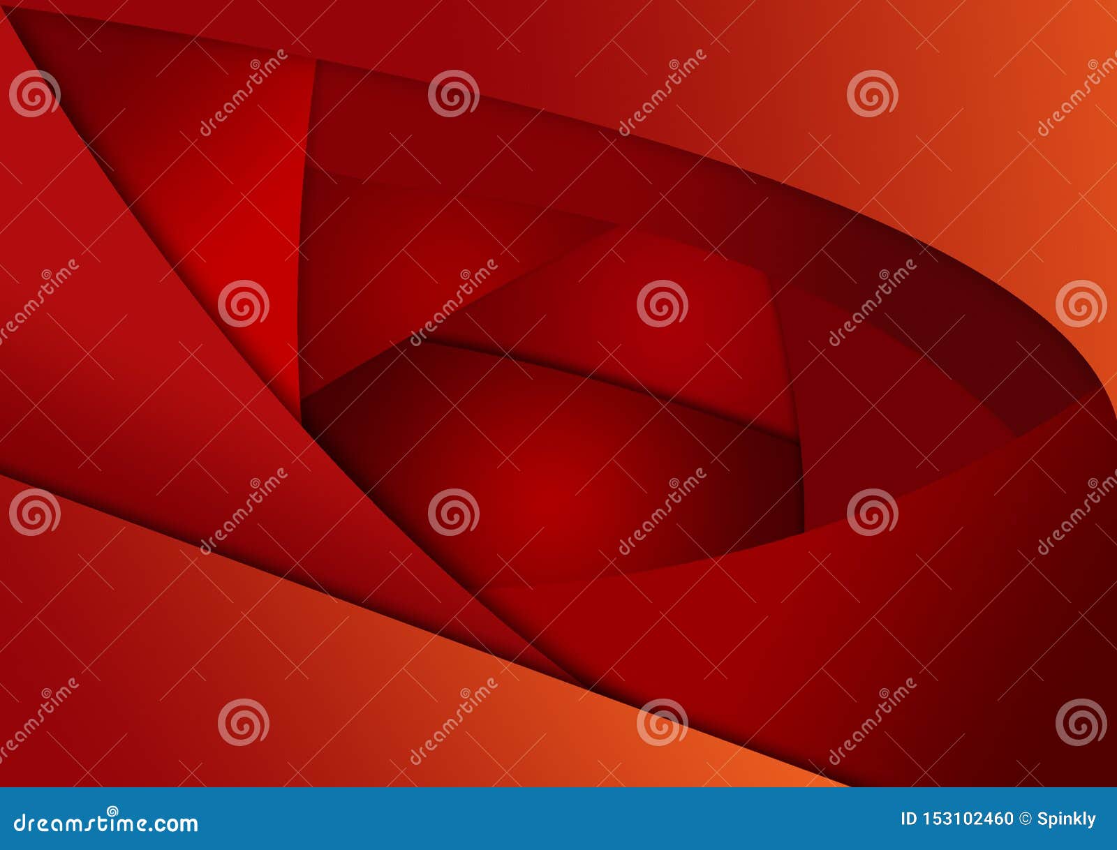 Orange-red Color Different Layer Background Design Stock Illustration ...