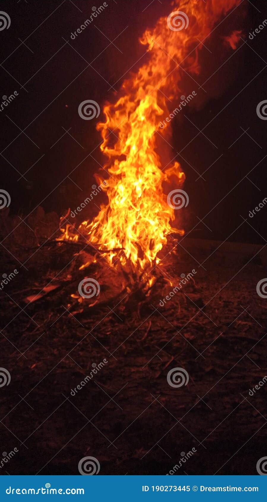 The orange-red fire flame stock image. Image of orangered - 190273445