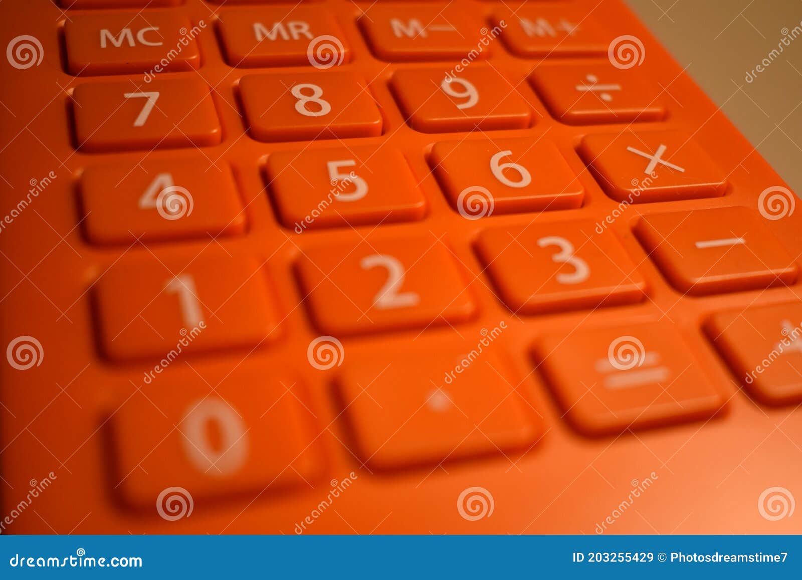 Orange red math calculator stock image. Image of angle - 203255429