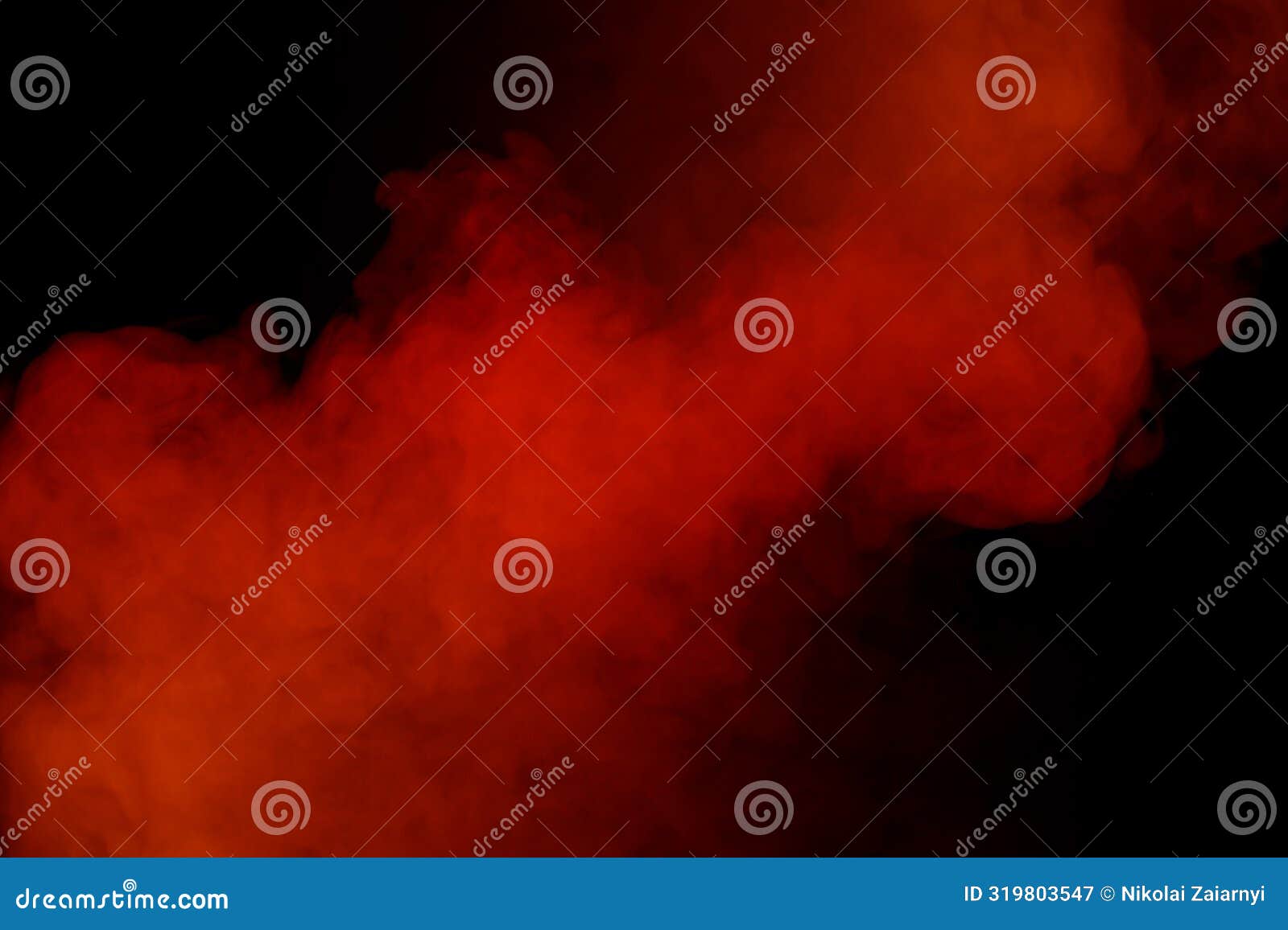 Orange and Red Steam on a Black Background Stock Image - Image of color ...