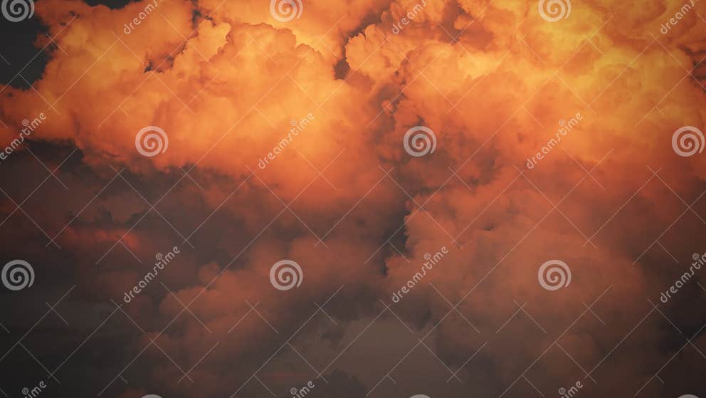 Dust Cloud Hanging in the Sky Stock Image - Image of cumulus, heaven ...