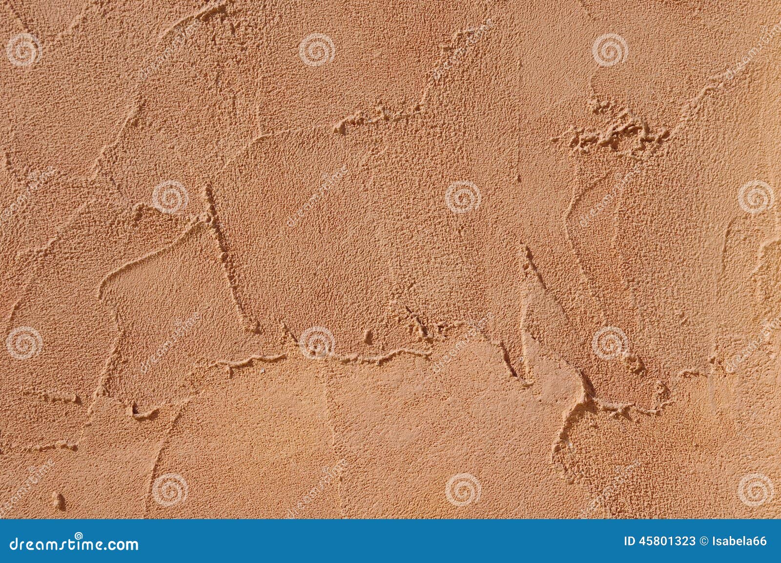 Orange Relief Plaster on Wall Closeup Stock Image - Image of stained ...