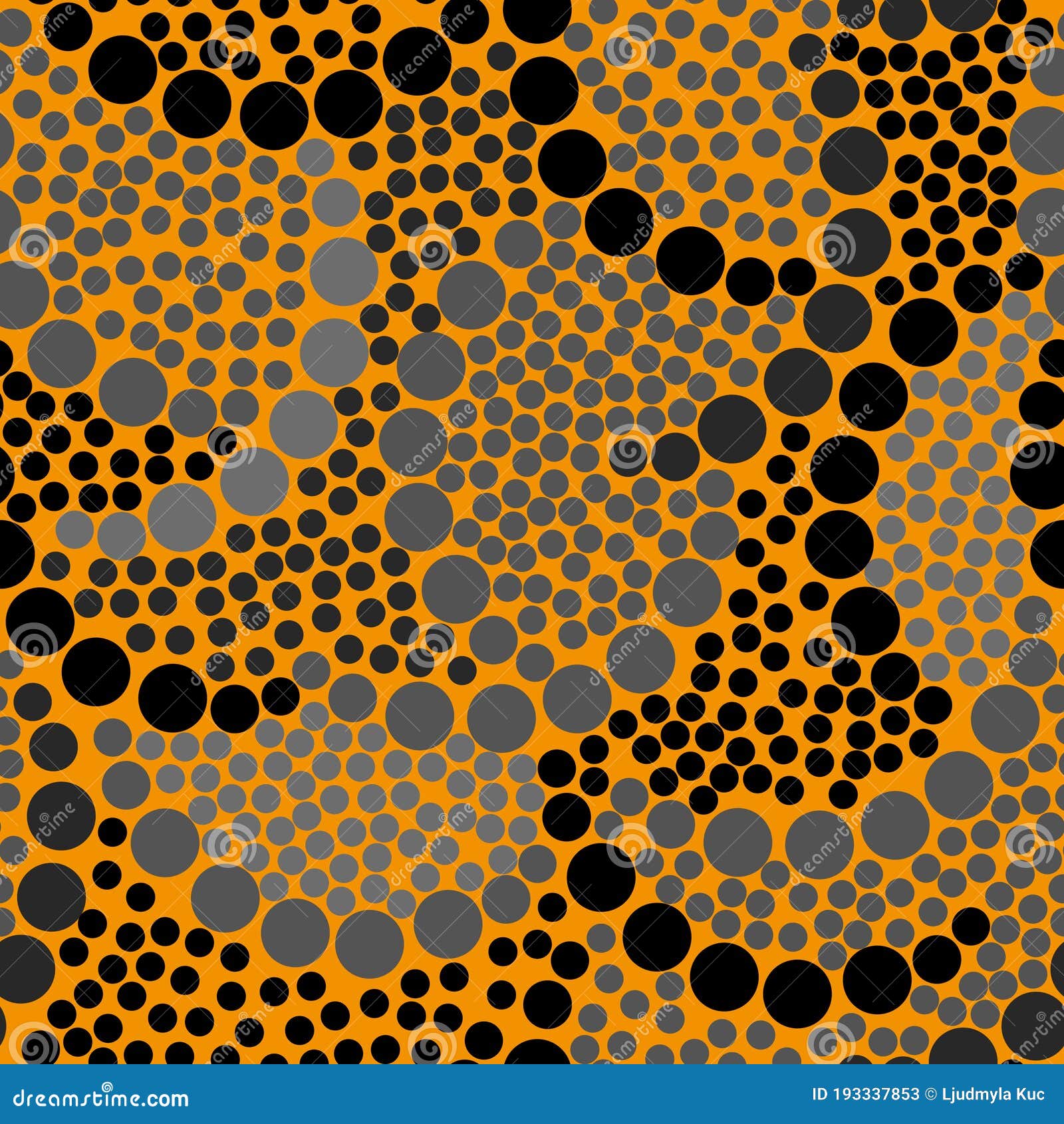 Orange Repeating Abstract Background Stock Vector - Illustration of ...