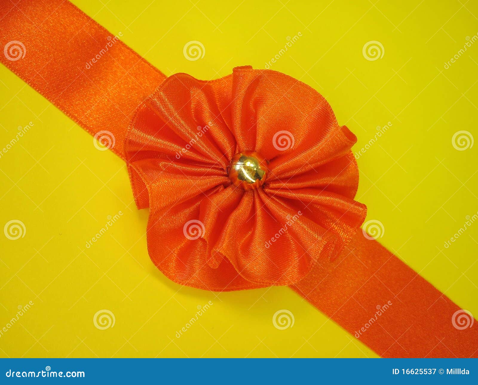 Orange ribbon stock image. Image of macro, textures, pattern - 16625537