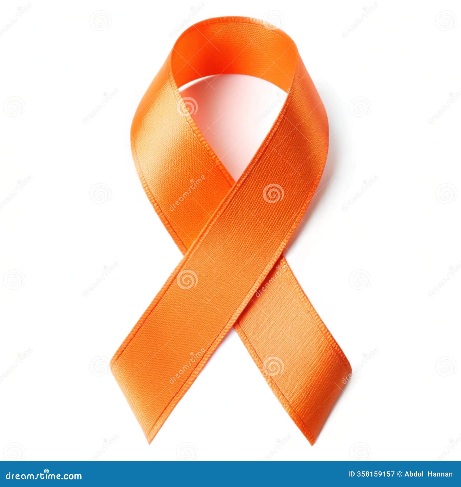 Orange ribbons stock illustration. Illustration of prize - 358159157